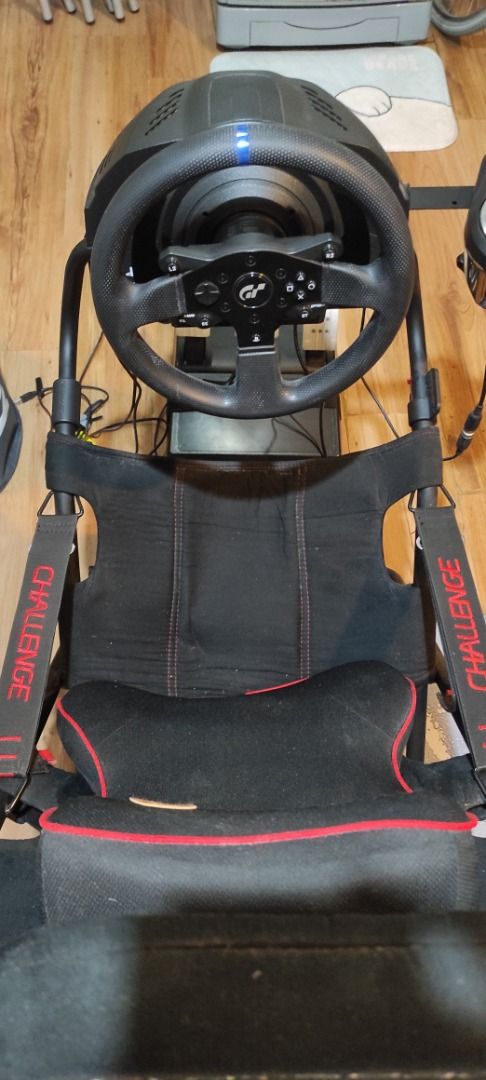 Sim Racing Set (T300 RS GT Racing Wheel + Playseat Challenge + TH8A ...
