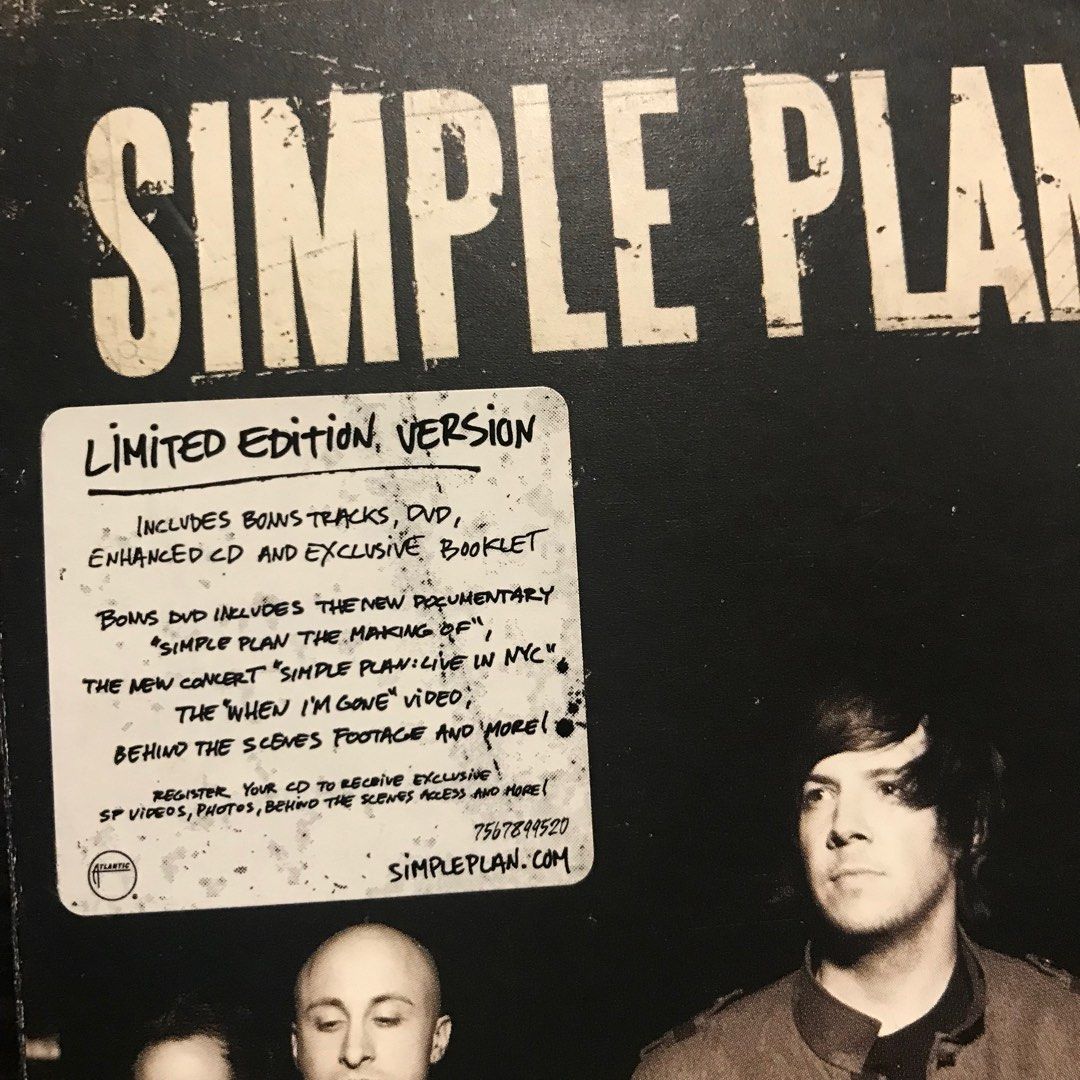 Simple Plan CD (Limited Edition) (CD + DVD) (Box Aus), Hobbies & Toys ...