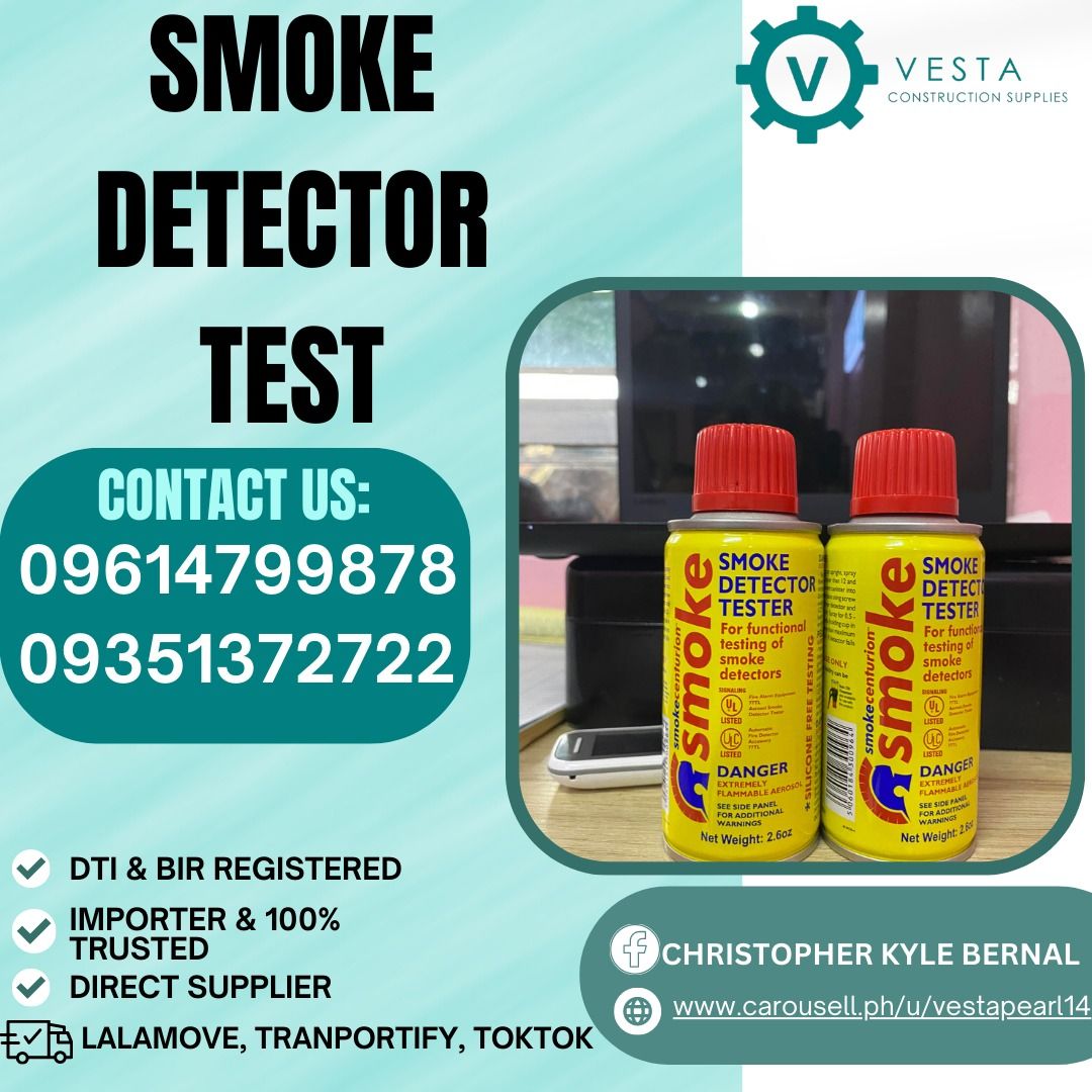 smoke detector test, Commercial & Industrial, Construction & Building ...