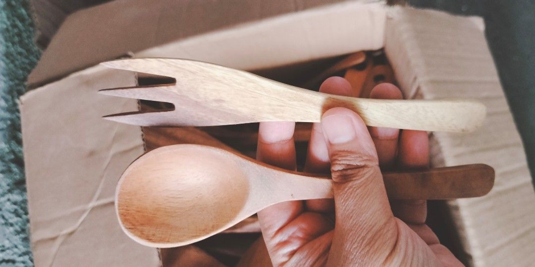 Solid Kiln Dried Acacia Wood Cooking Sandok assorted on Carousell