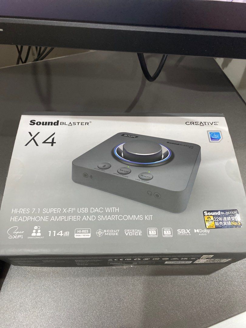 Sound Blaster X4, Audio, Soundbars, Speakers & Amplifiers on Carousell