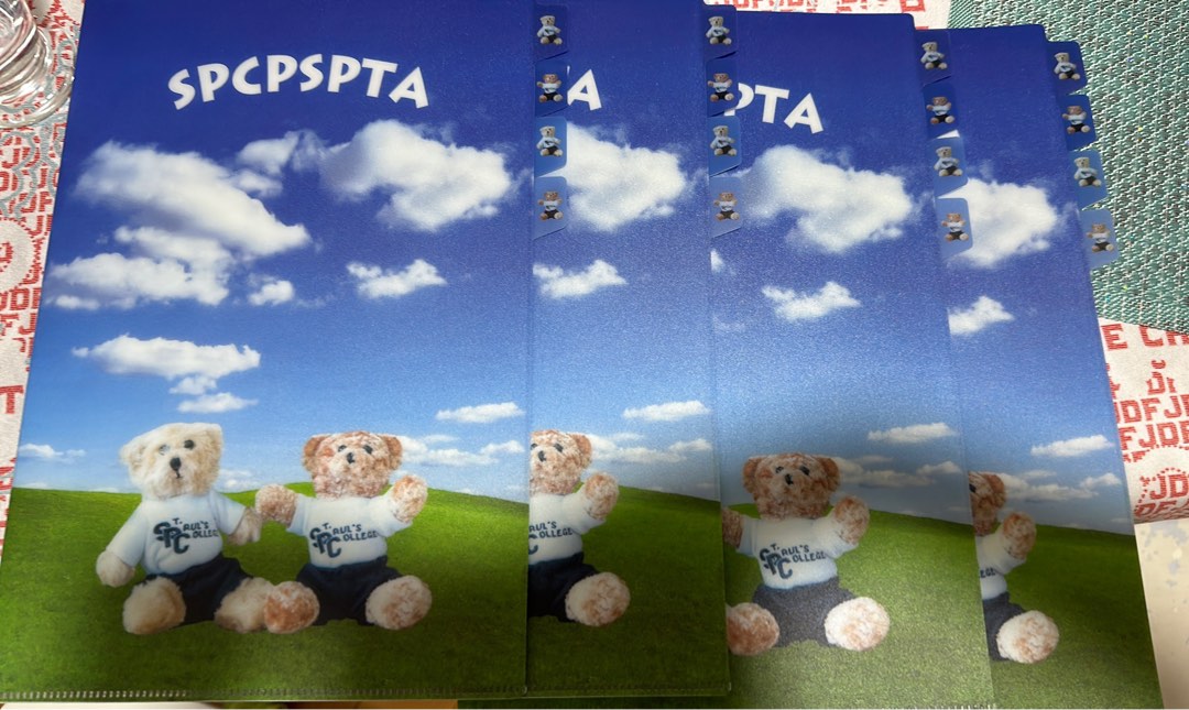 SPCPS PTA全新folders 共四個 （$20/1個，$75/4個）, 興趣及遊戲, 手作＆自家設計, 文具 - Carousell
