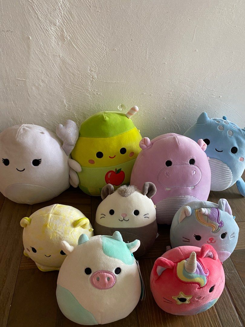 Squishmallow Collection SET | Belana Cow Octopus possum caticorn apple ...