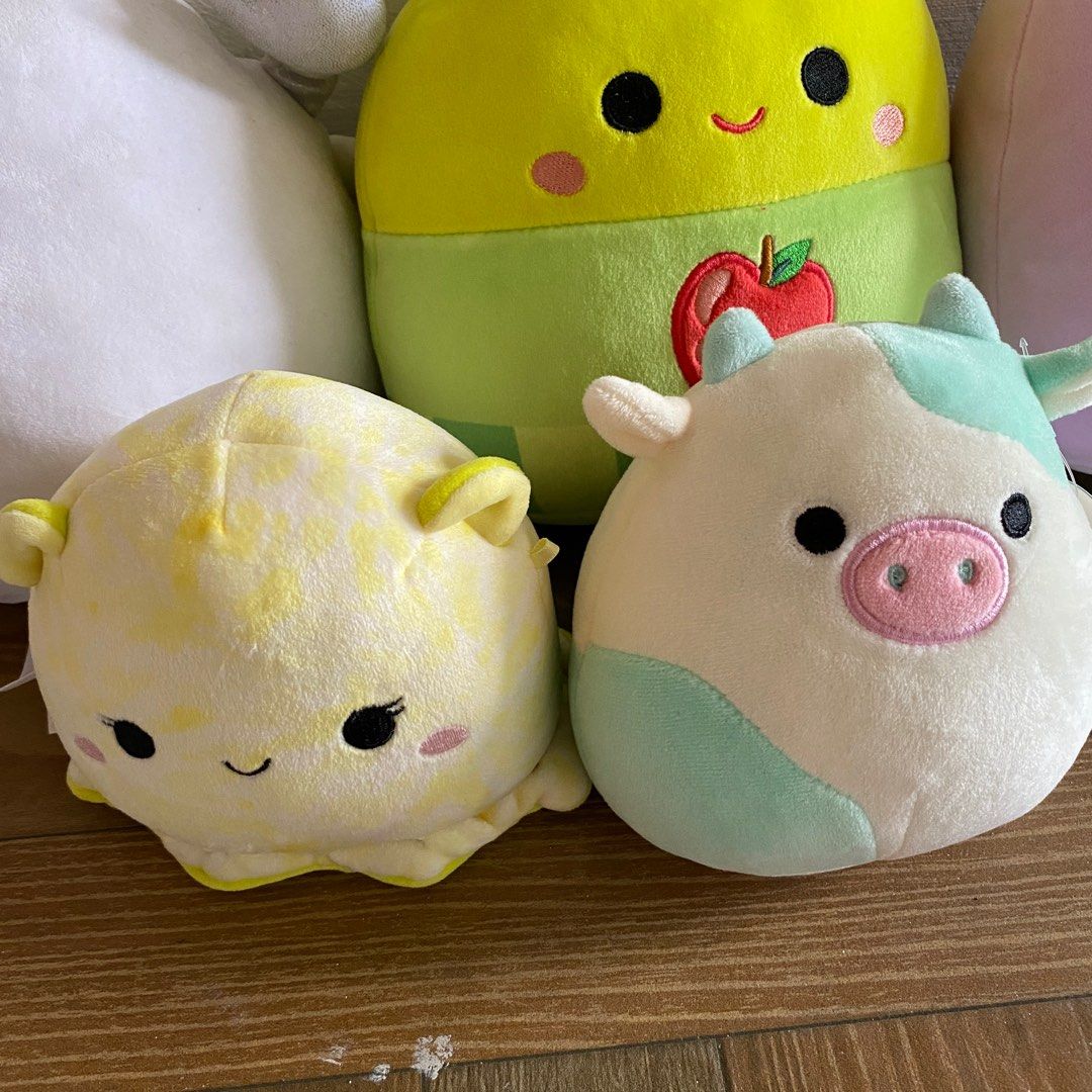 Squishmallow Collection SET | Belana Cow Octopus possum caticorn apple ...