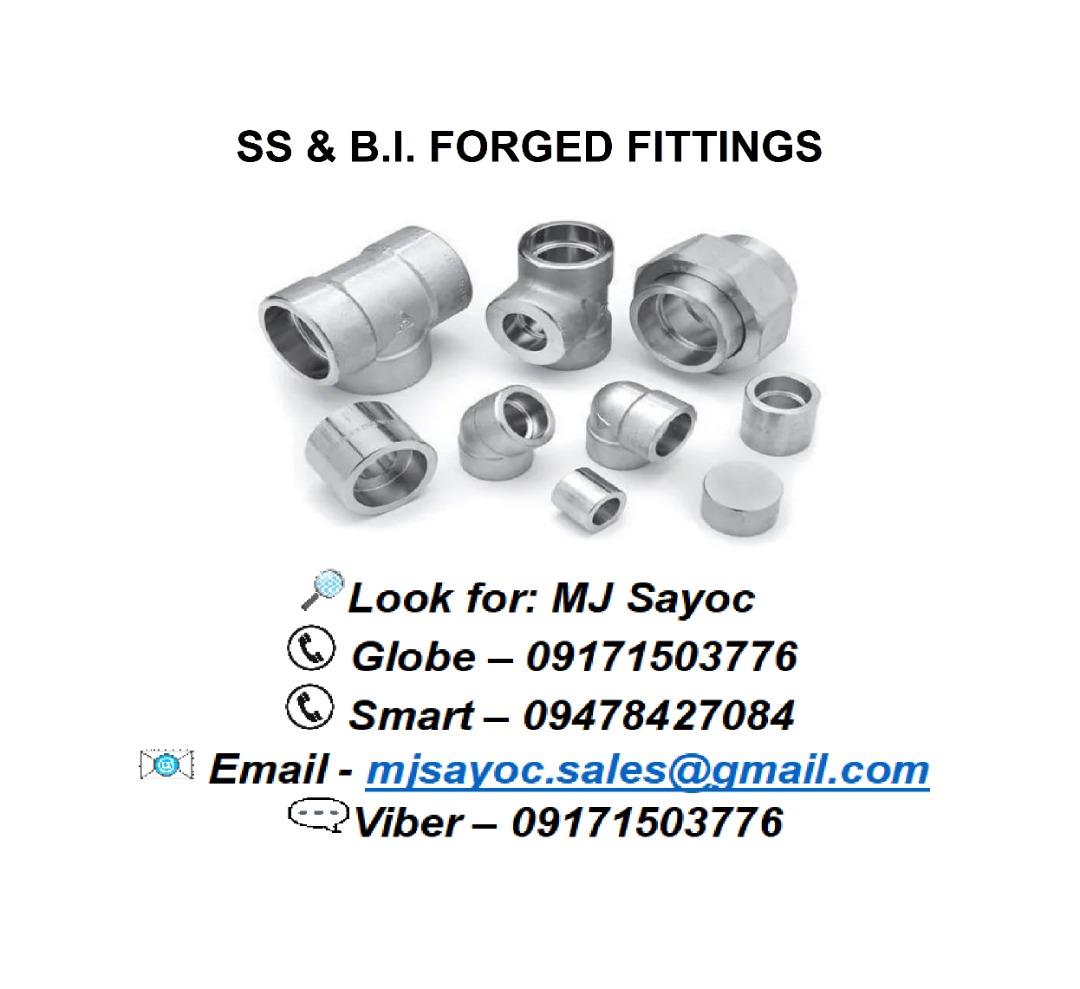 SS & B.I. FORGED FITTINGS, Commercial & Industrial, Construction Tools ...