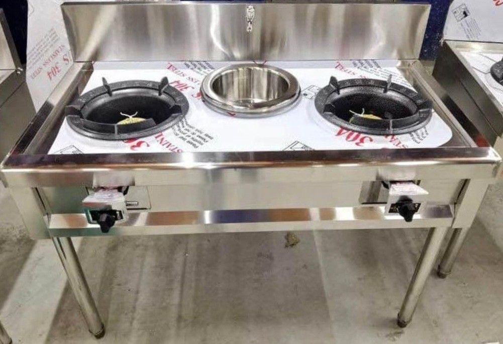 STAINLESS STEEL GAS BURNER STOVE / KWALI RANGE GAS BURNER STOVE / DAPUR ...