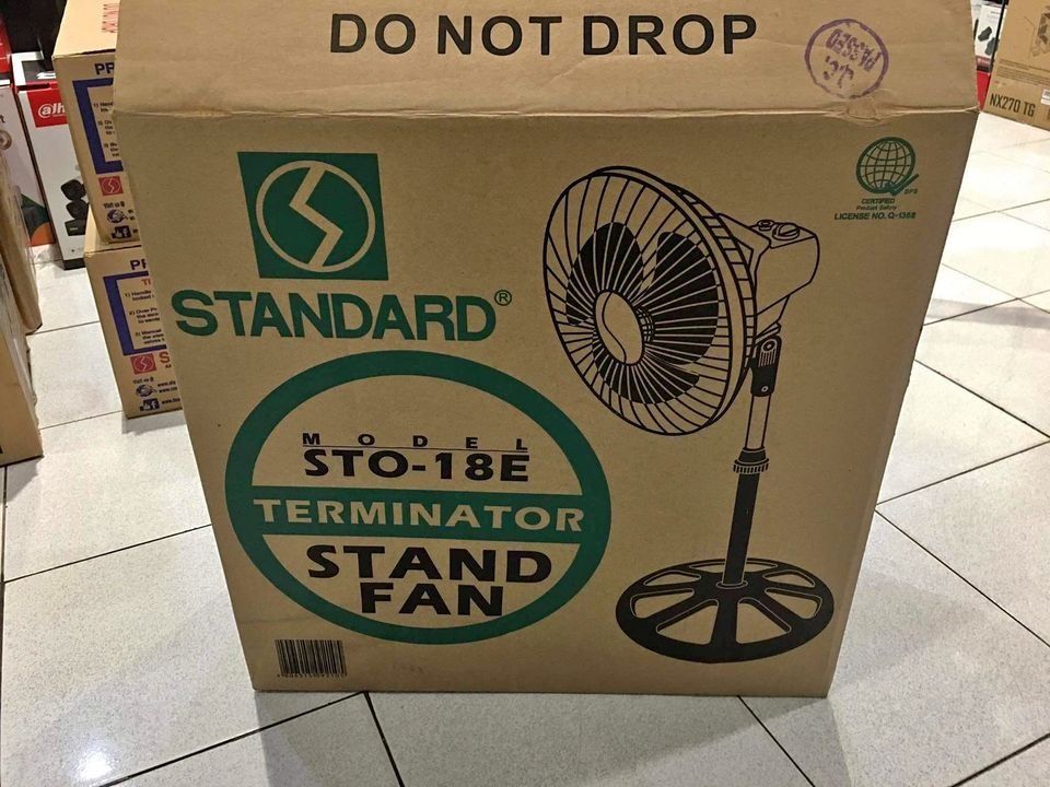 Standard 18" Electric Stand Fan Metal Blade STO-18E, TV & Home ...