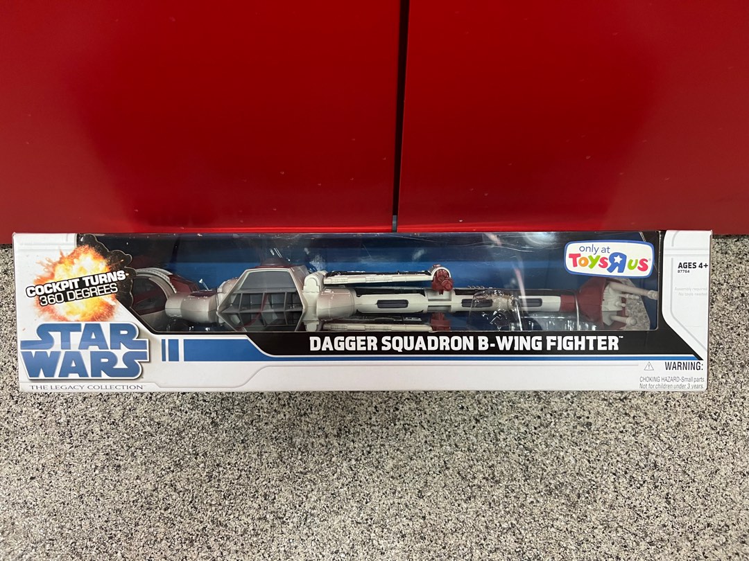STAR WARS LEGACY DAGGER SQUADRON B-WING FIGHTER TOYS R US TRU EXCLUSIVE., Hobbies & Toys, Toys ...