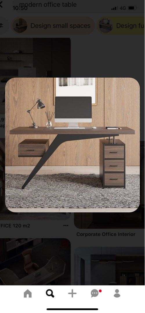 Study/office table leg, Furniture & Home Living, Furniture, Tables ...