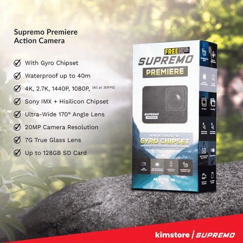 Supremo Premiere Action Camera (Used-Like New), Photography, Video ...