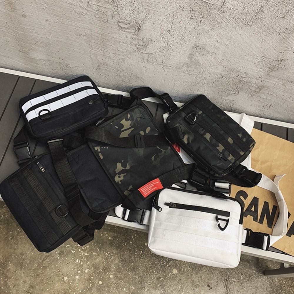 Tactical Chest Rig Front Pack Functional Pouch Streetwear Vest Bag for ...