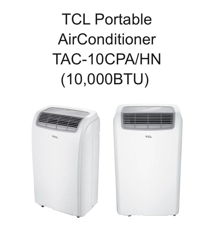 TCL TAC-10 portable AirConditioner, TV & Home Appliances, Air ...