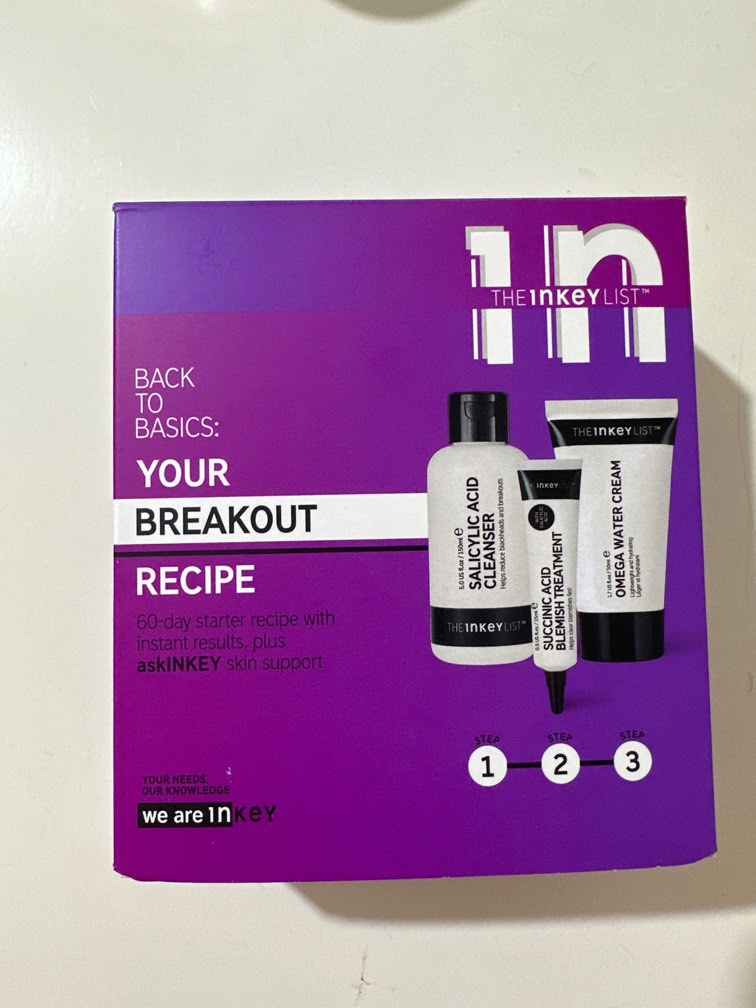 The Inkey List Back to Basics: Your Breakout Recipe, 美容＆個人護理, 健康及美容 - 皮膚護理, 面部 - 面部護理 - Carousell