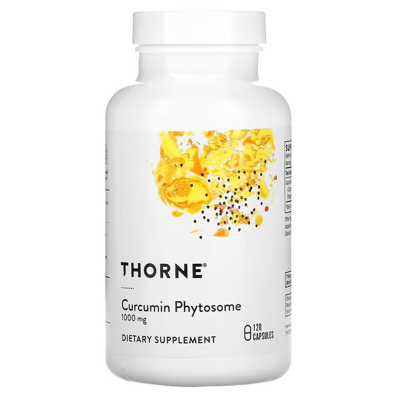 Thorne, Curcumin Phytosome, 1,000 mg, 120 Capsules, Health & Nutrition ...