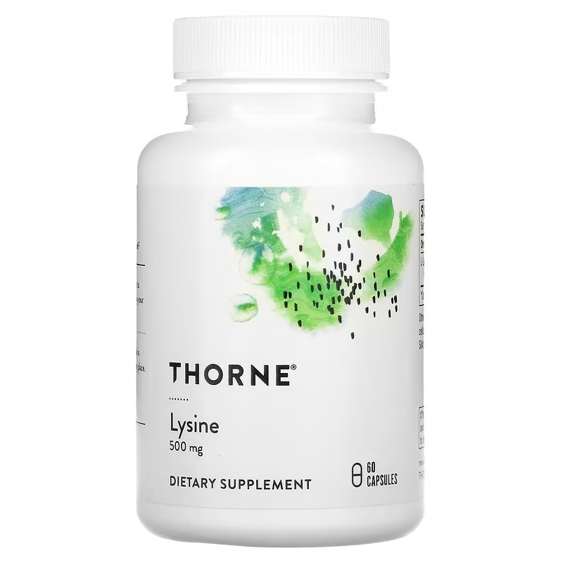 Thorne, L-Lysine, 500 mg, 60 Capsules, Health & Nutrition, Health ...