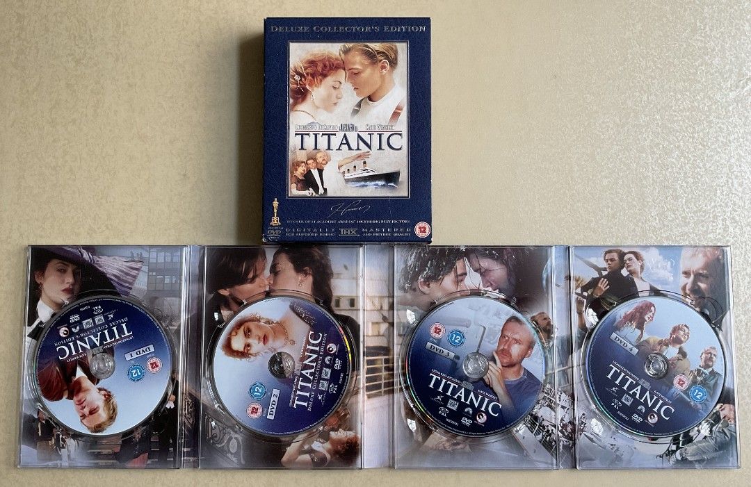 Titanic (Deluxe Collector’s Edition) 4DVD, Hobbies & Toys, Music & Media, CDs & DVDs on Carousell