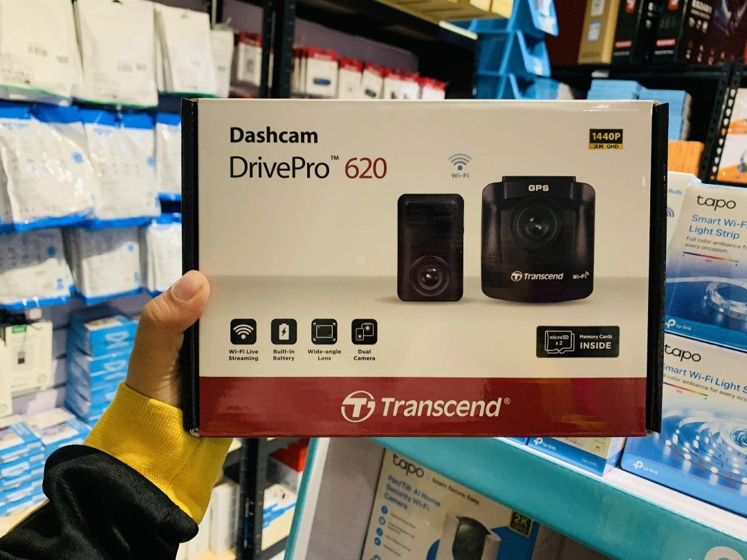 Transcend DrivePro 620 Dual Camera Dashcam 64GB TS-DP620A-64G ...