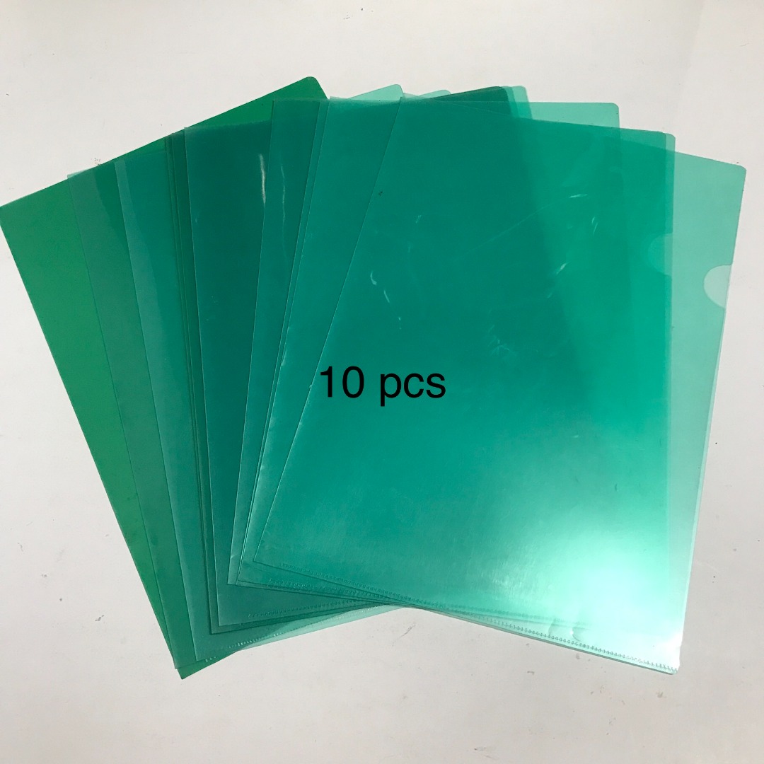 Transparent Green Folder #2131, Hobbies & Toys, Stationary & Craft ...