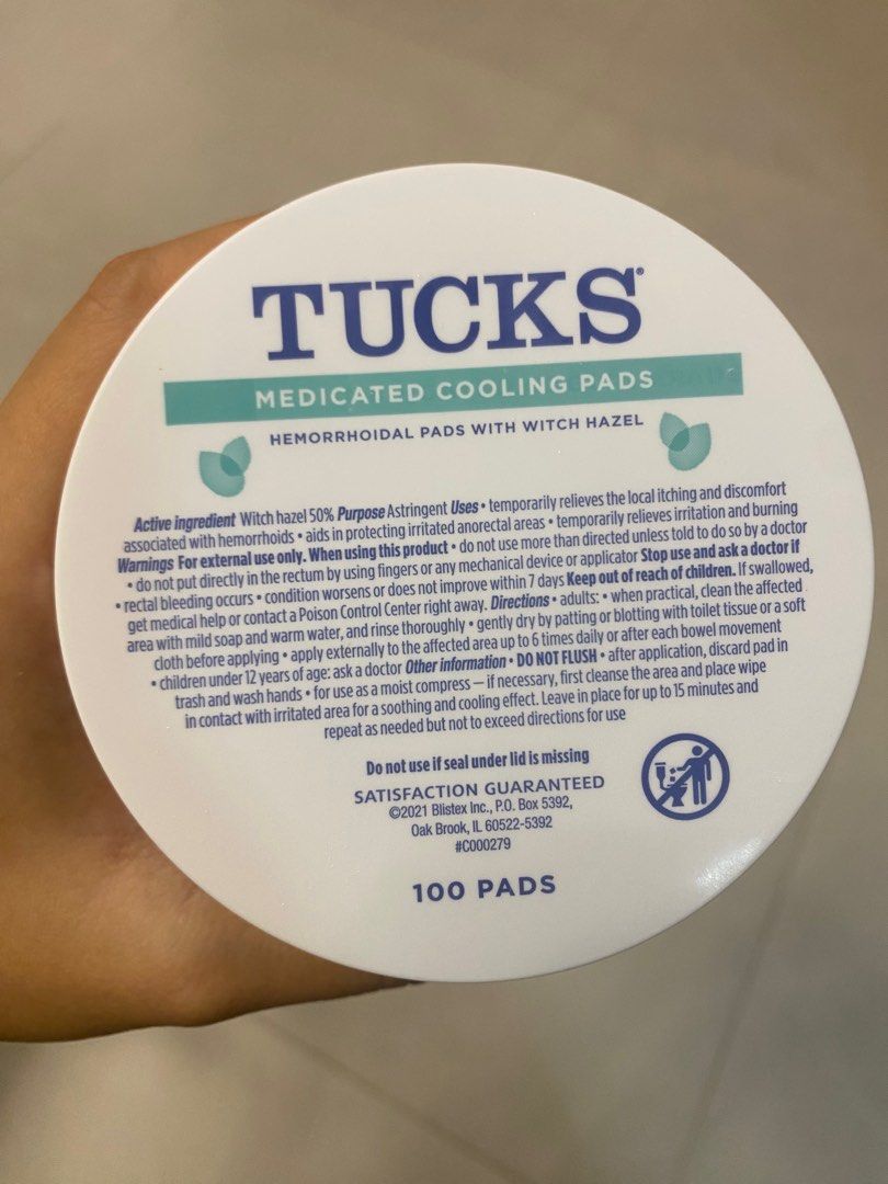 Tucks medicated cooling pads, Babies & Kids, Maternity Care on Carousell