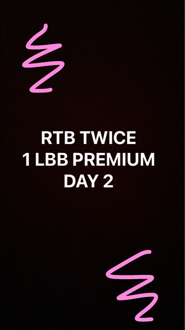 Twice RTB Day 2, Tickets & Vouchers, Event Tickets on Carousell