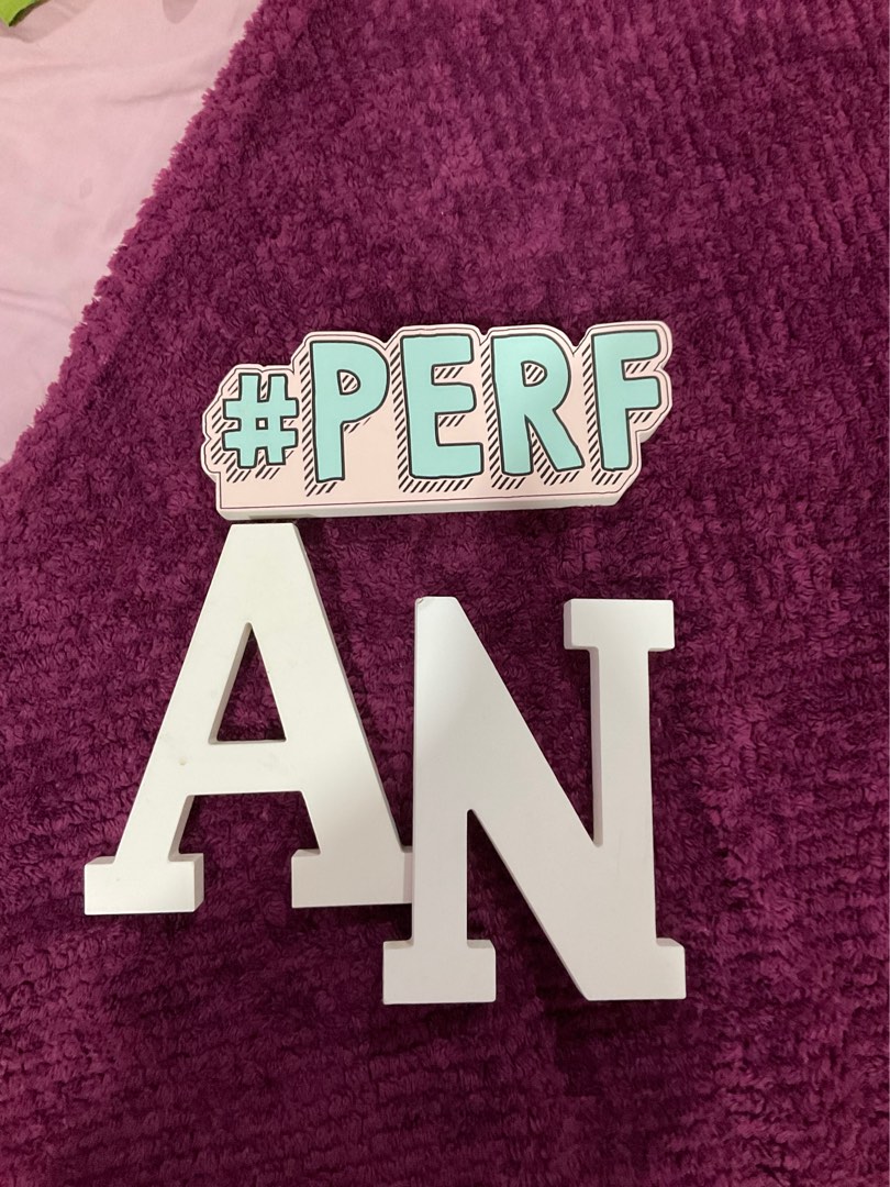 TYPO ALPHABET, Furniture & Home Living, Home Decor, Frames & Pictures ...