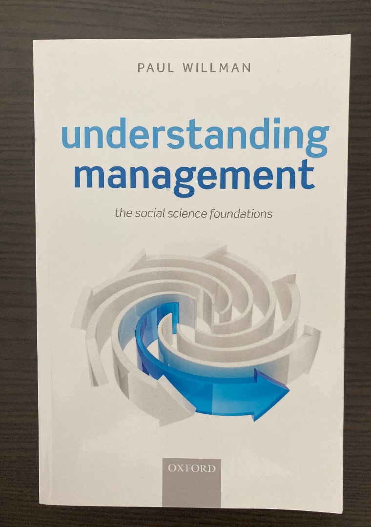 Understanding Management by Paul Willman, Hobbies & Toys, Books ...