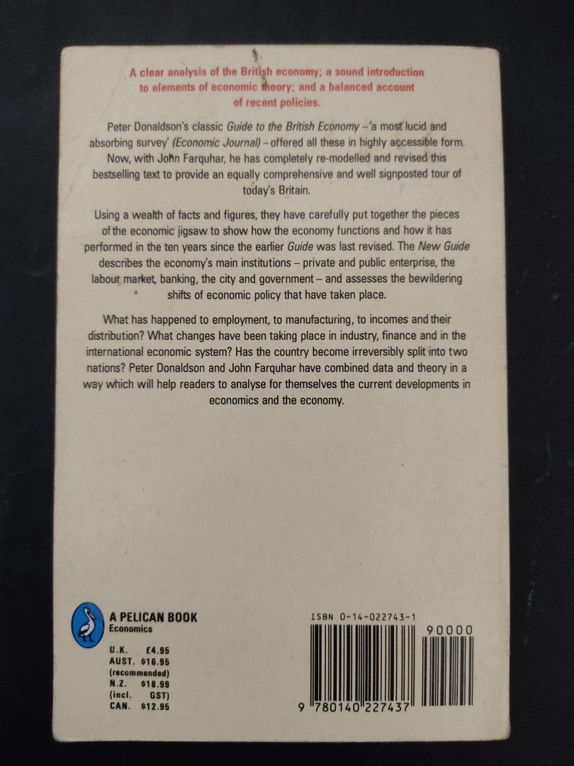 Understanding the British Economy by Jeremy Paxman, Hobbies & Toys ...
