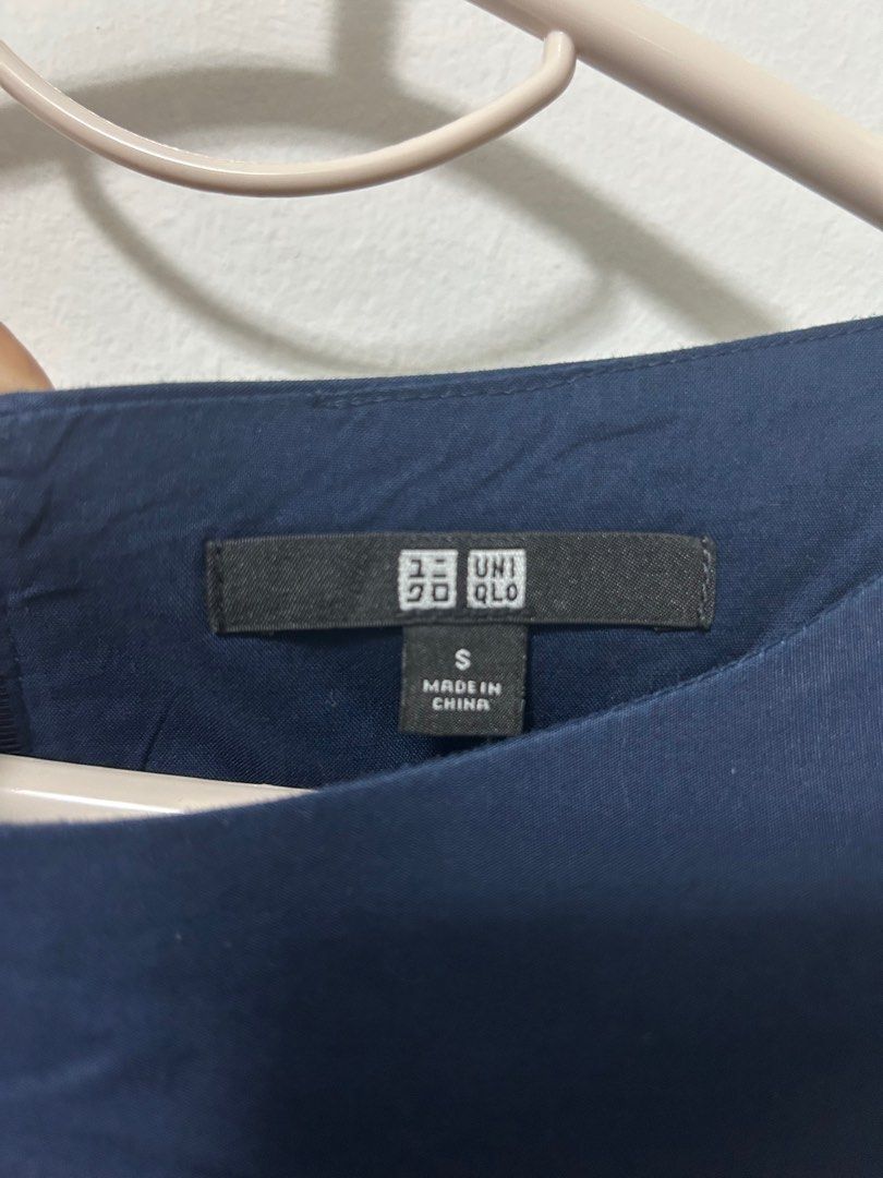 Uniqlo Navy Blue Dress, Women's Fashion, Dresses & Sets, Dresses on ...