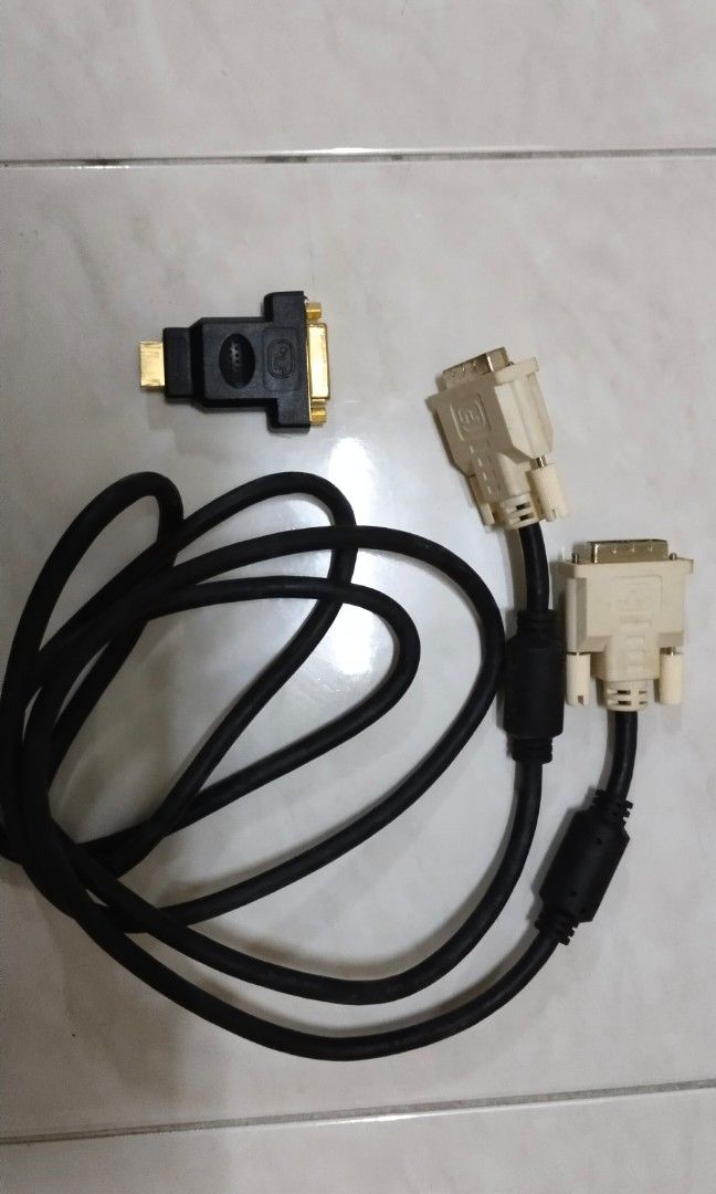 (Used)DVI-D 24+5 Dual Link Female To HDMI Male Converter Or HDMI Male ...