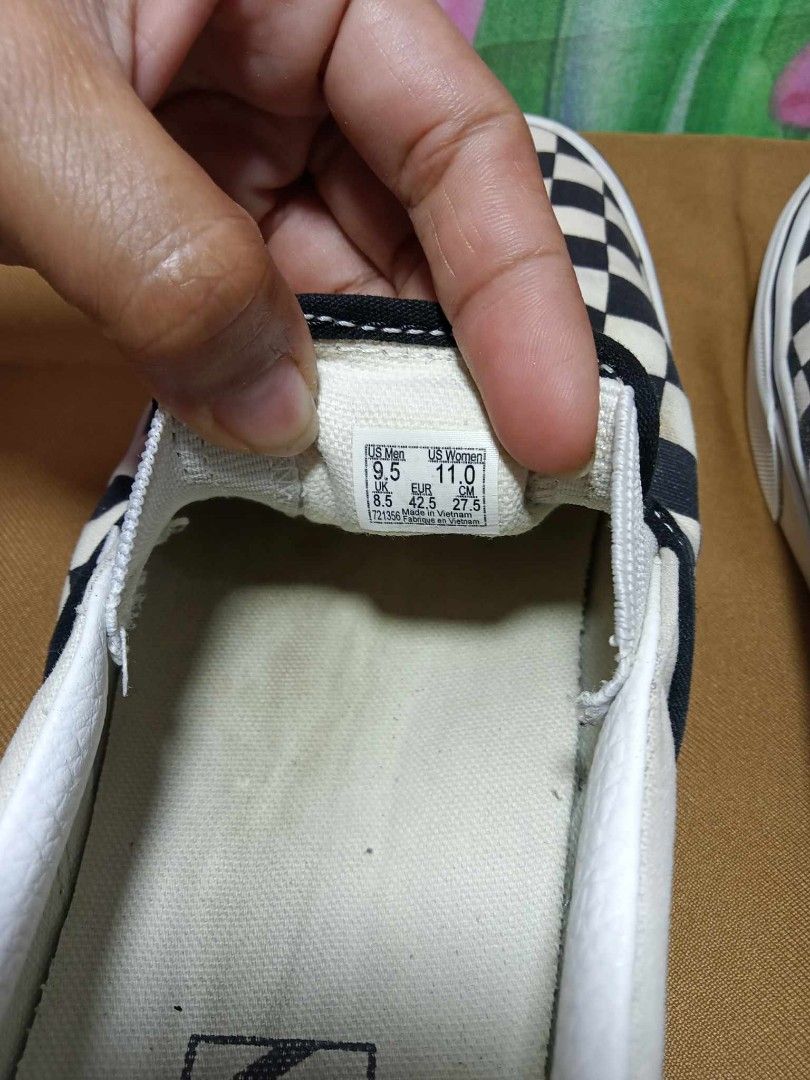 Vans Checkerboard, us9.5 (cm27.5), Men's Fashion, Footwear, Sneakers on Carousell