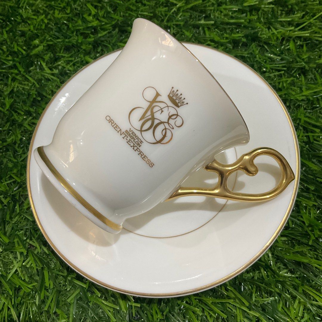 Venice Simplon Orient Express Collection Bone China Momoyama White Gold ...