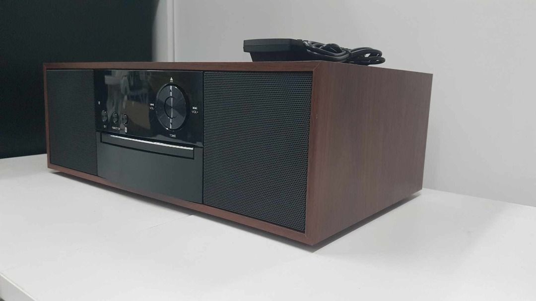 Veon Wooden BT Micro System, Audio, Portable Music Players on Carousell