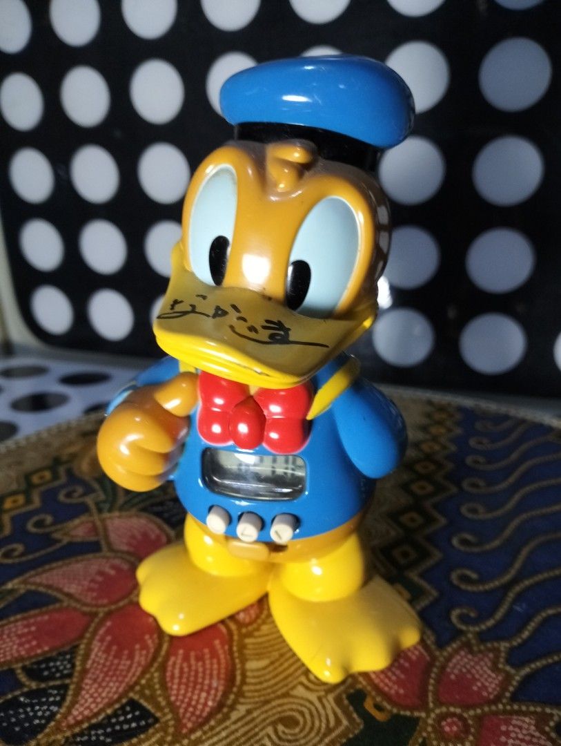 Vintage Disney Donald Duck Clock With Alarm From Japan on Carousell