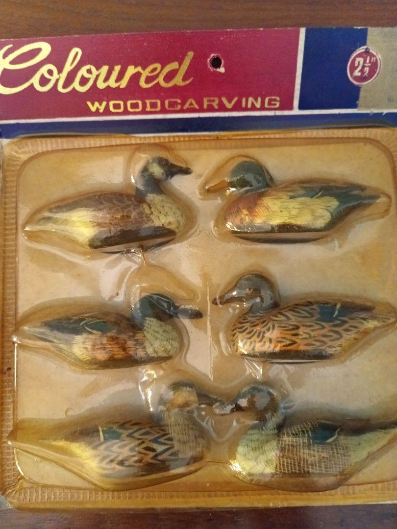 Vintage Miniature Wooden Ducks, Hobbies & Toys, Memorabilia ...