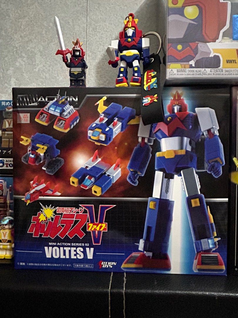 Voltes V Set (Mini Action Toys, Not Bearbrick, Not Lego, Not Chogokin ...