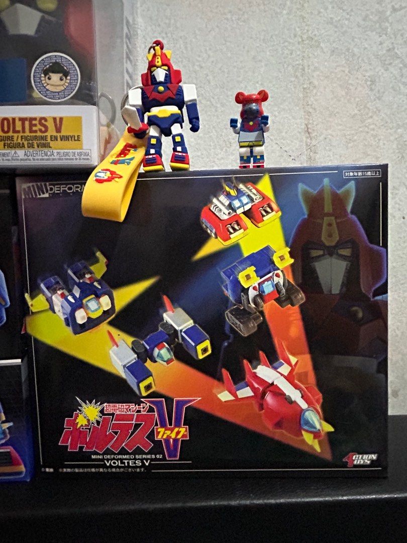 Voltes V Set (Mini Action Toys, Not Bearbrick, Not Lego, Not Chogokin ...