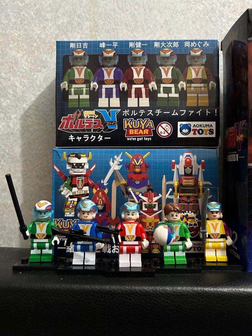 Voltes V Set (Mini Action Toys, Not Bearbrick, Not Lego, Not Chogokin ...