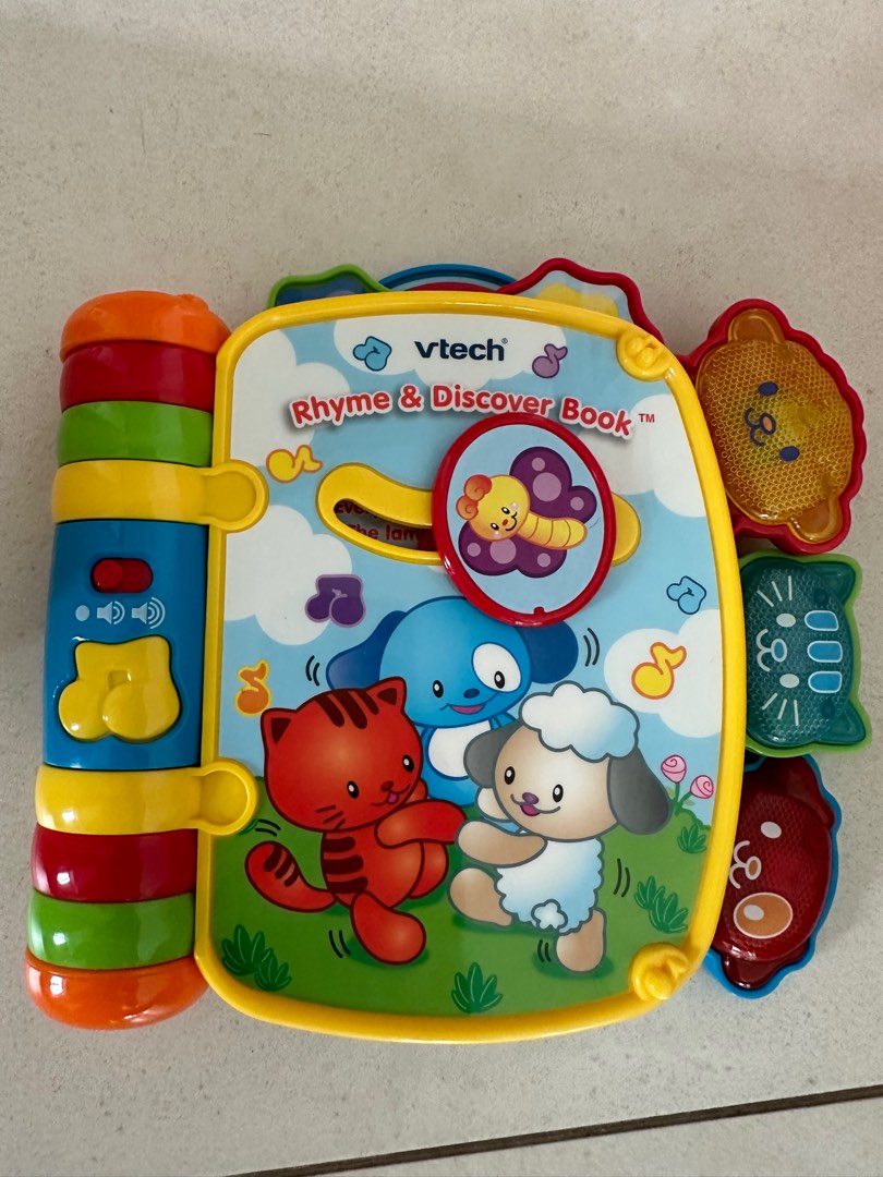 VTech Rhyme and Discover Book, Babies & Kids, Infant Playtime on Carousell