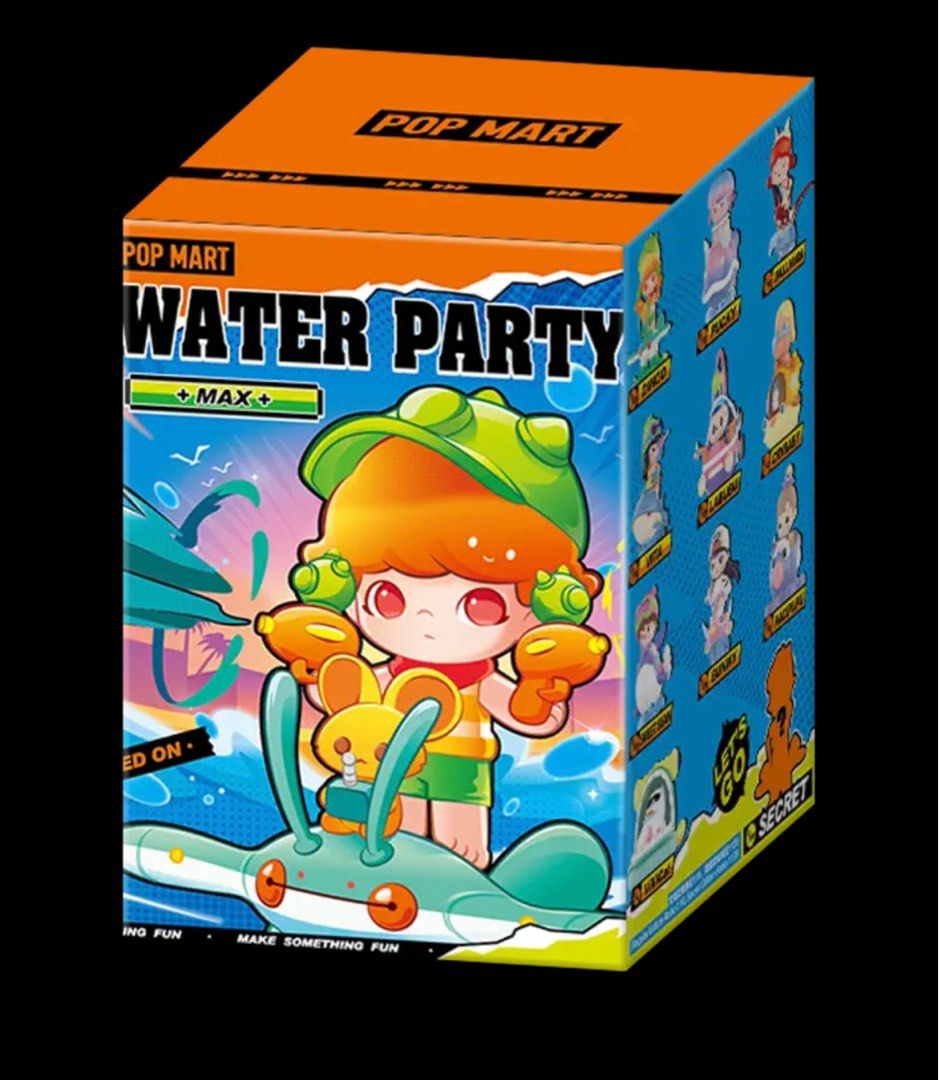 WATER PARTY MAX POPMART / FULL SET / SINGLE BLIND BOX / ABLE TO CHOOSE ...