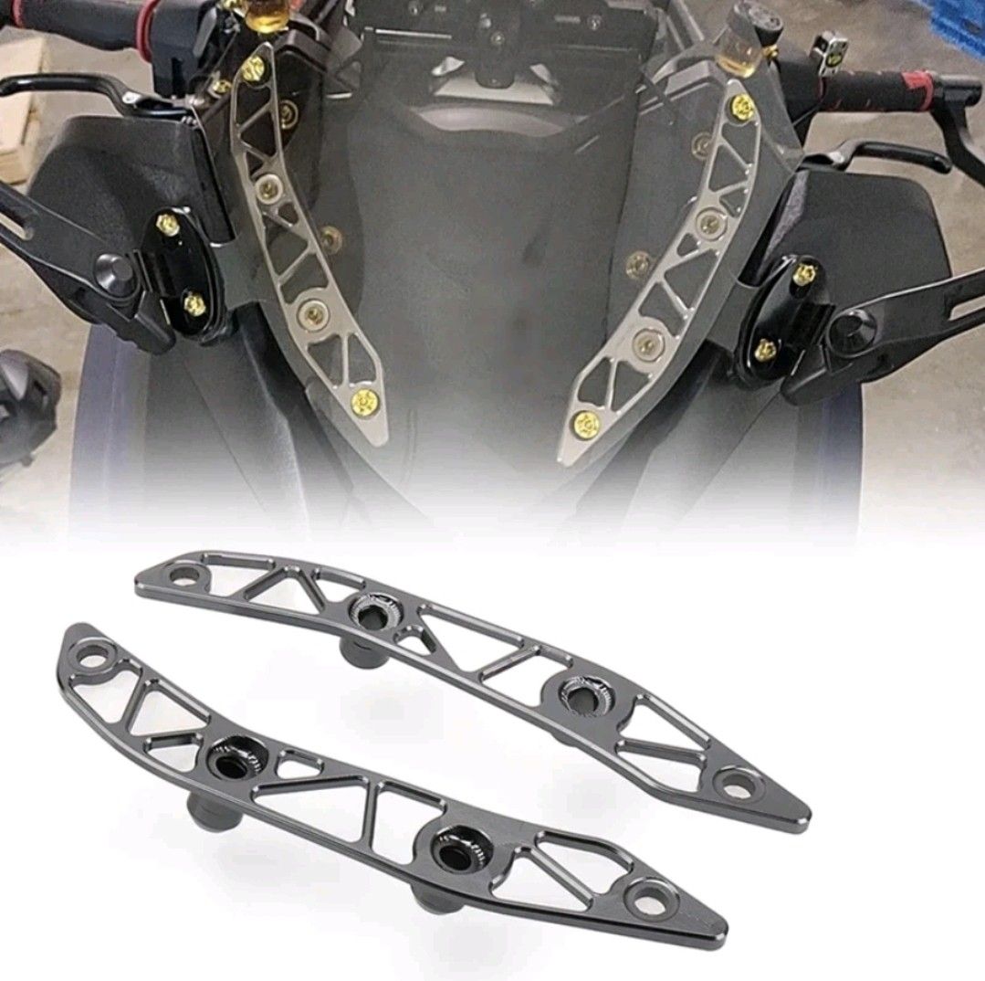 Xmax Windshield bracket, Motorcycles, Motorcycle Accessories on Carousell