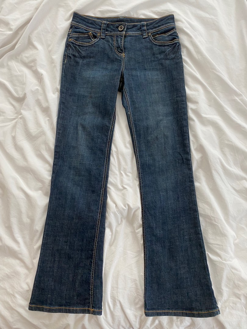 y2k low rise bootcut flared jeans, Women's Fashion, Bottoms, Jeans & Leggings on Carousell