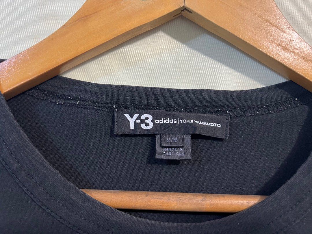 Y-3 x adidas x YOHJI YAMAMOTO, Men's Fashion, Tops & Sets, Tshirts & Polo Shirts on Carousell