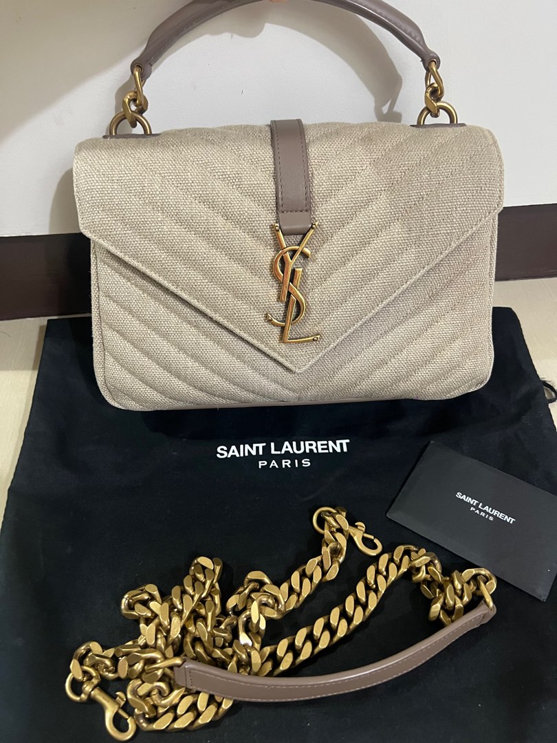 YSL College bag medium, Luxury, Bags & Wallets on Carousell