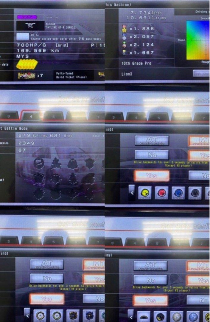 10 pro r32 full meter rainbow OCM data wangan wmmt wmmt6rr, Video ...