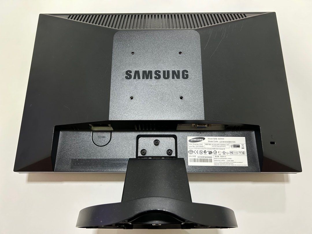 Samsung SyncMaster 920NW 19" Monitor, Computers & Tech, Parts ...