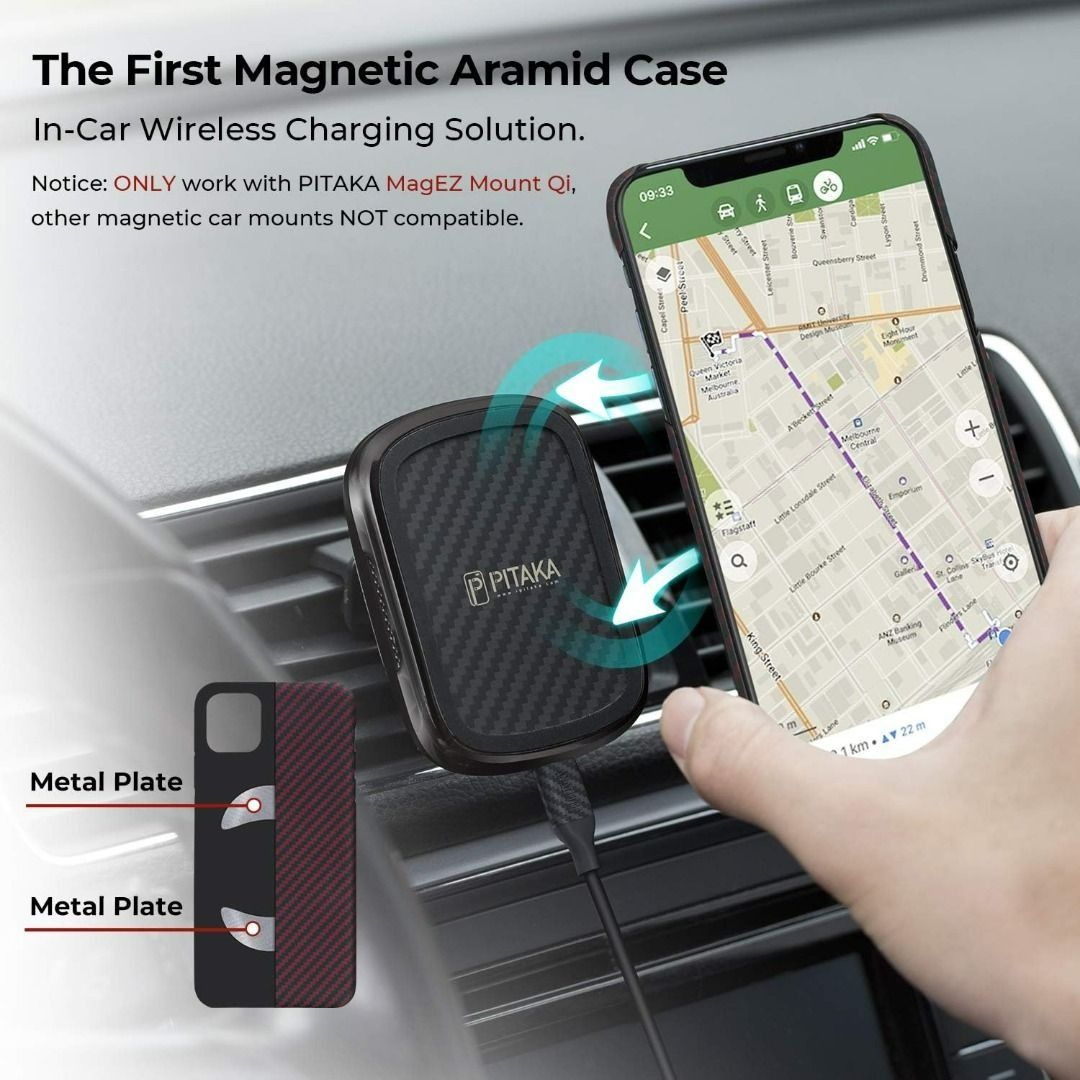 [4021] PITAKA Magnetic Case for iPhone 11 6.1" Minimalist MagEZ Case ...