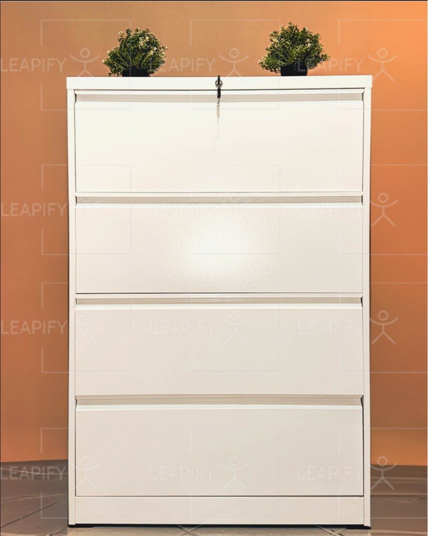 4-Layer Lateral Steel Cabinet on Carousell