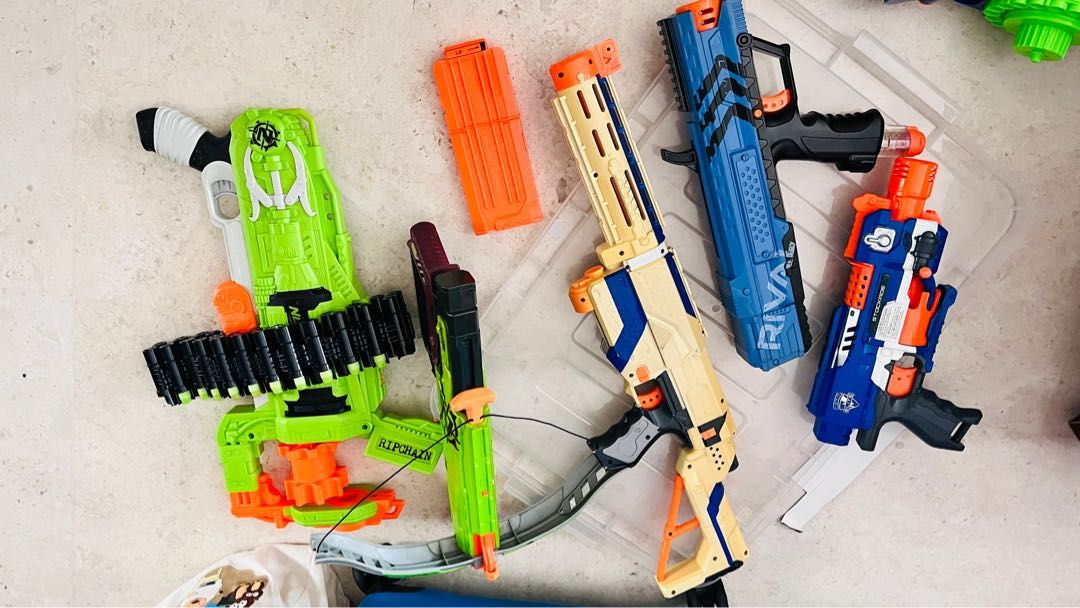 5 Used Nerf Guns for Sale, Hobbies & Toys, Toys & Games on Carousell