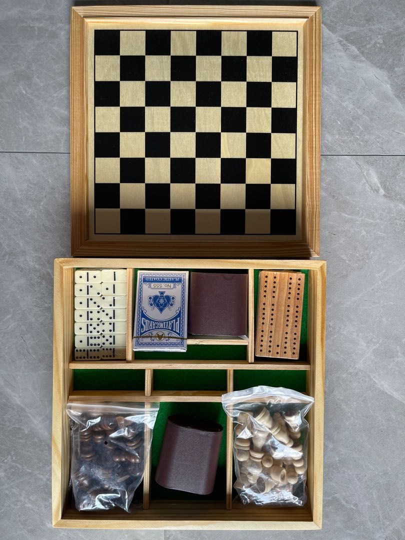 7-in-1 Game Set, Hobbies & Toys, Toys & Games on Carousell