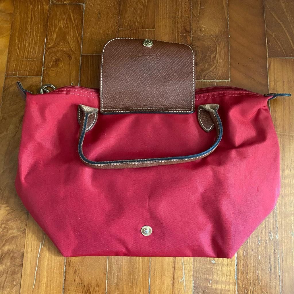 ( Small ) Longchamp Le Pilage Bag, Women's Fashion, Bags & Wallets ...